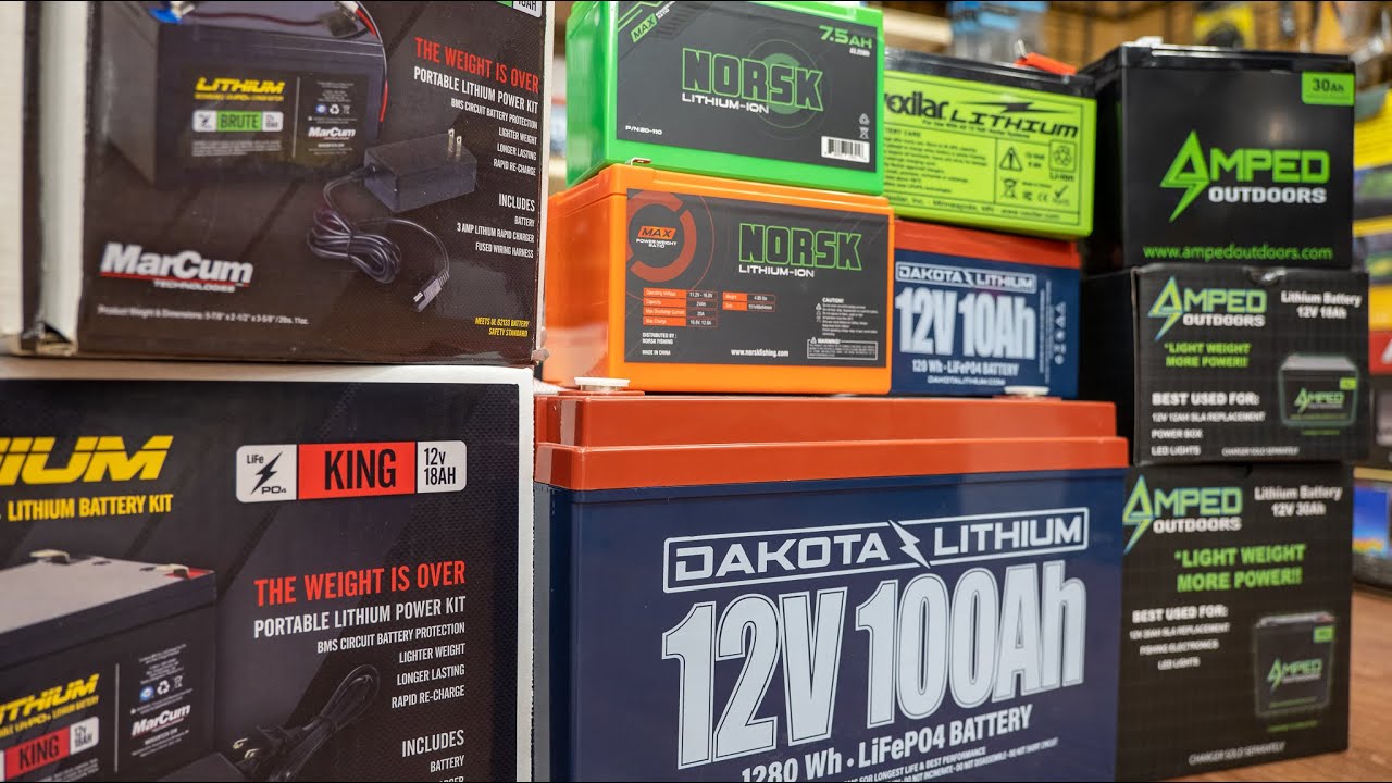 The Best Lithium-Ion Battery Options For Ice Fishing | Ice Fishing ...