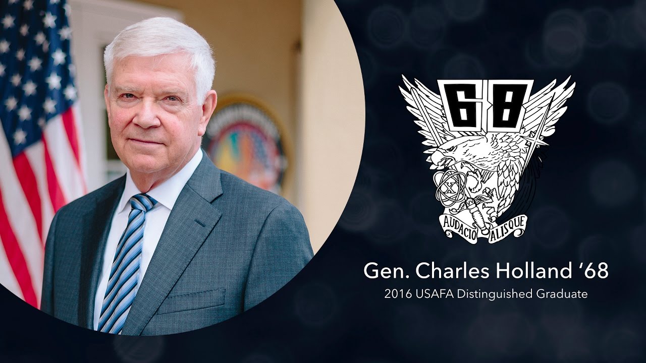 2016 Distinguished Graduate Gen Ret Charles Holland '68 - YouTube
