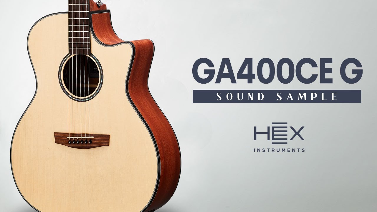 HEX HORNET GA400CE G | 탑백솔리드 사운드샘플 | 솔리드 시트카 스프루스 상판 아프리카 사펠레 측판 솔리드 ...
