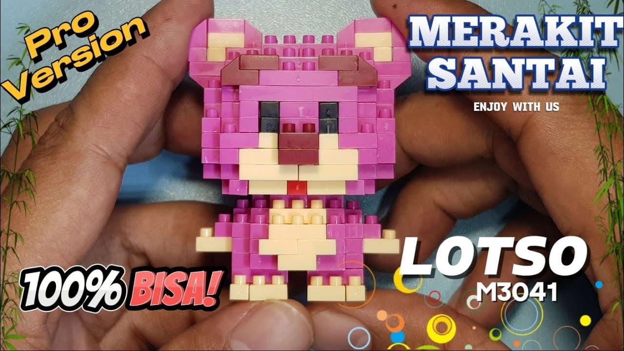 Merakit santai Lotso lego bricks seri M3041 - YouTube