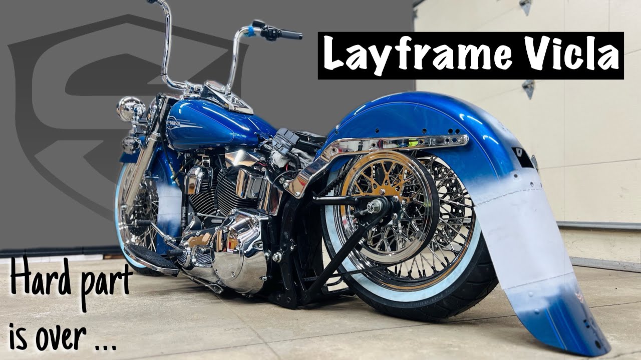 Layframe Softail Vicla Build | Pt. 2 | The Hard Part is Done! - YouTube