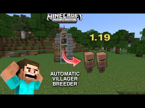 I Made an Automatic Villager Breeder | Minecraft 1.19 | Mcpe ...