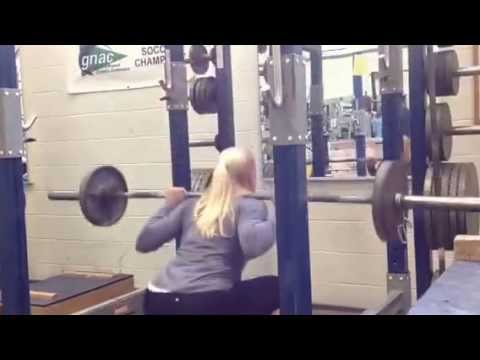 Squat Complex training-Angela tries Javorek Wave Squat I - YouTube