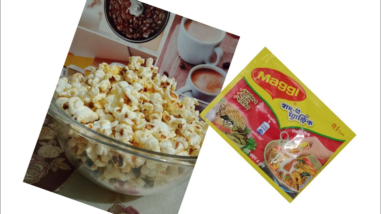 Maggi masala popcorn (ম্যাগি মসলা পপকর্ন) - YouTube