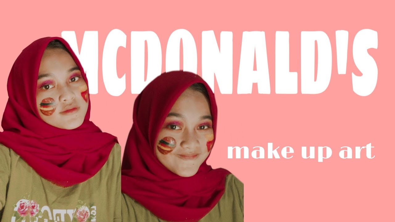 MAKE UP ART "BURGER"🍟 - YouTube