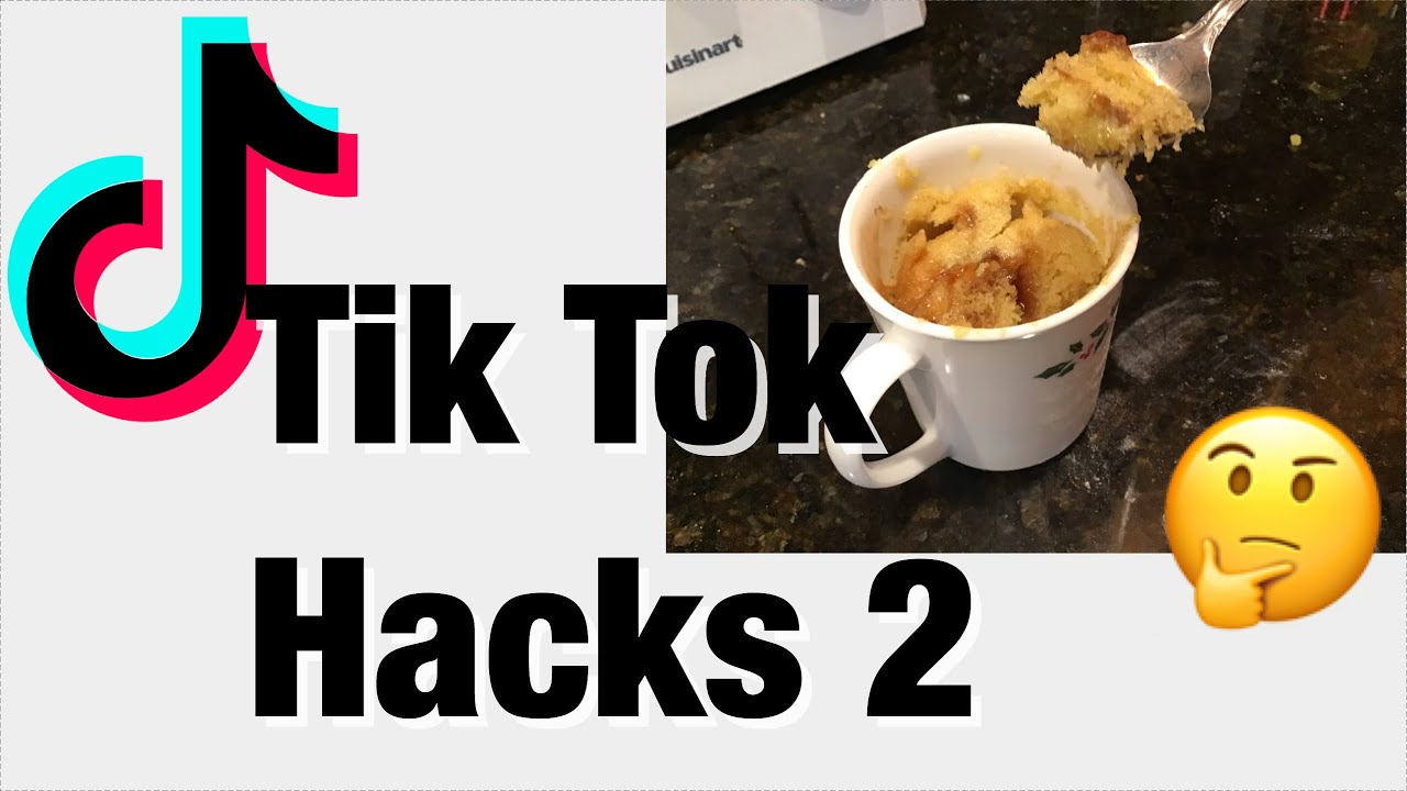 TESTING A TIK TOK FOOD HACK PART 2!!! (Doughnut In A Mug)🍩 - YouTube