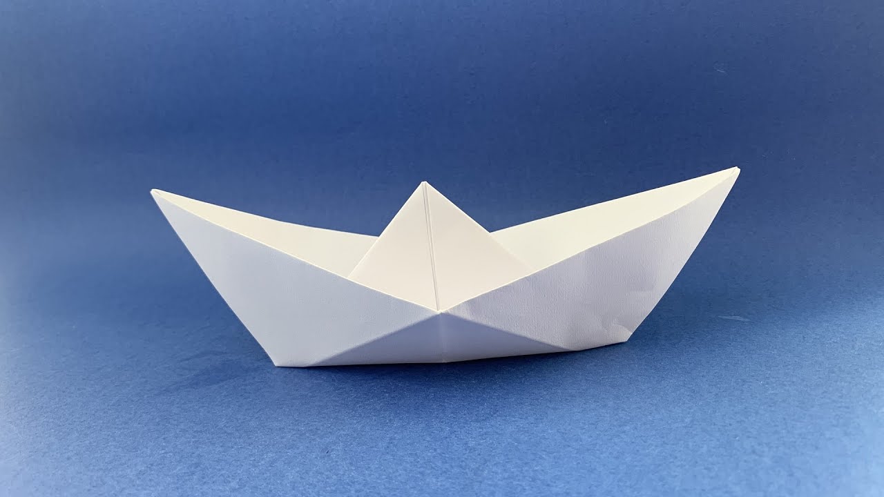 Boot Vouwen Makkelijk | Origami Boot | Hoe maak je een Papieren Bootje ...