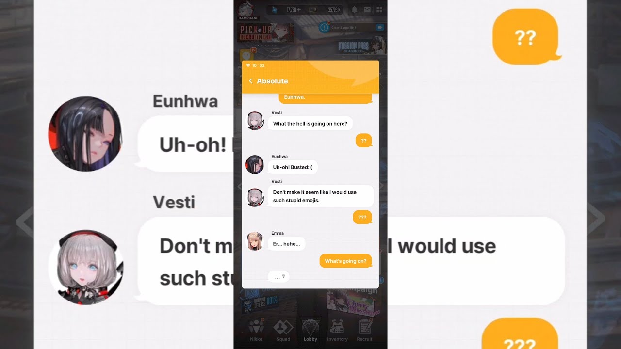 Goddess of Victory: Nikke - Absolute's group chat - YouTube