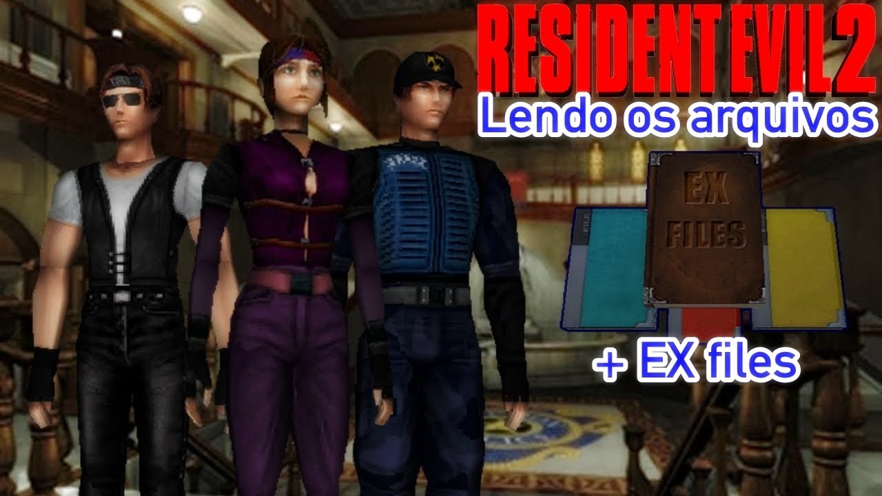 🔴 Resident Evil 2 N64 - All files/EX Files + exclusive outfits (PT-BR ...