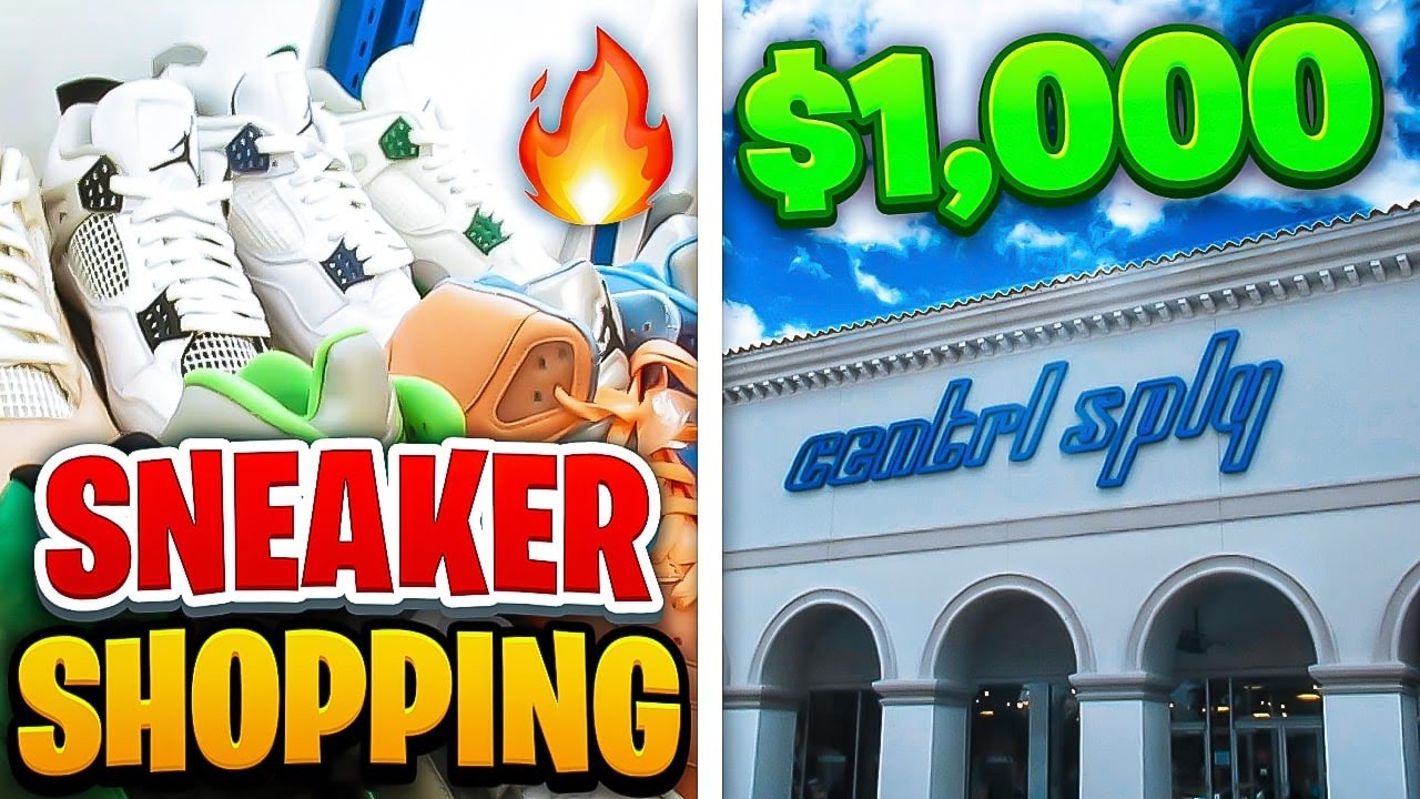 Went Sneaker shopping and spent 10k on designer part 1 (VLOG)😬🔥 - YouTube