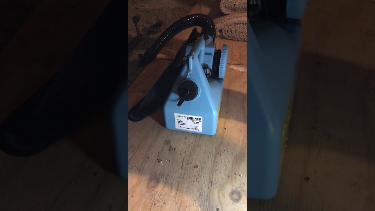 Rodent Sanitation with Fogger - YouTube