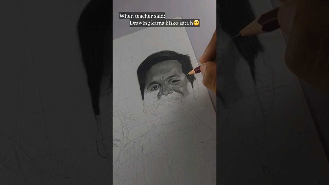 When teacher said: Drawing krna kisko aata h🤨 #shorts - YouTube