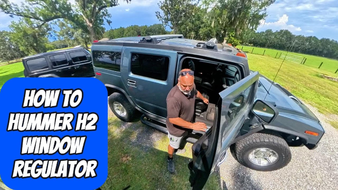 Hummer H2 Window Regulator Failed - How To Replace - YouTube