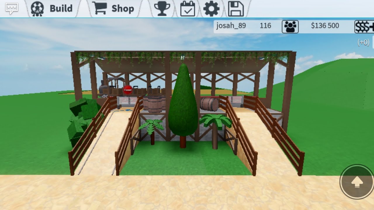 tutorial how to build a station theme park tycoon roblox - YouTube