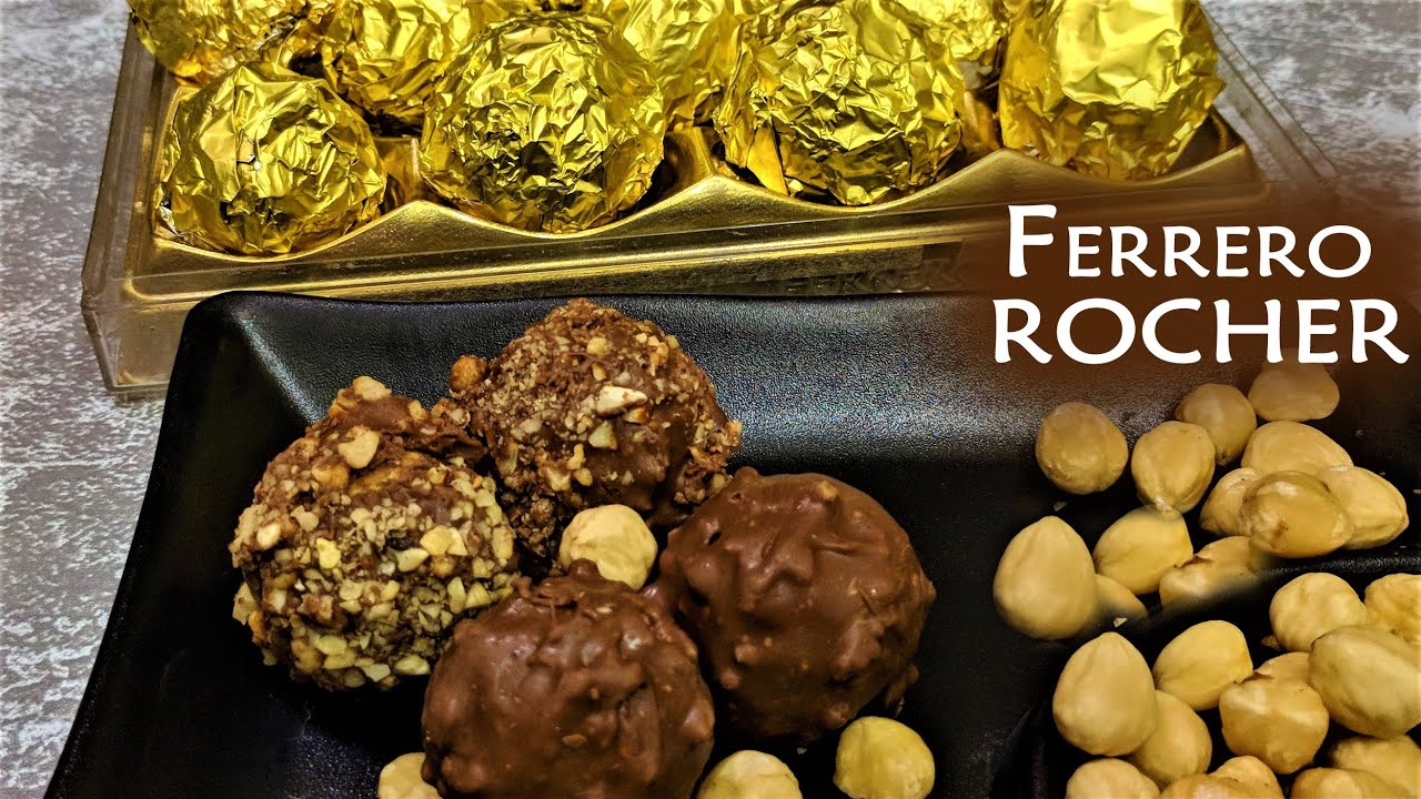 How To Make Ferrero Rocher Chocolate Recipe At Home | homemade ferrero ...