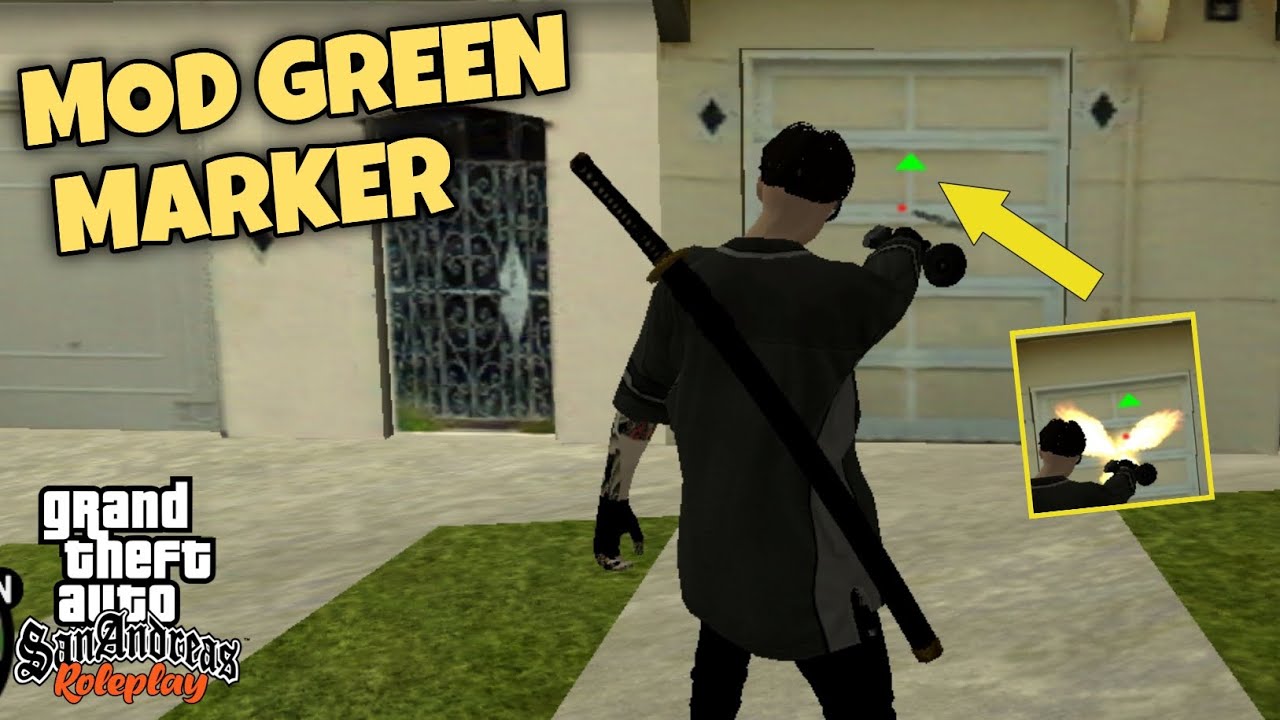 [SHARE] MOD GREEN MARKER ANDROID MIRIP PC || GTA SAMP - GTA MOBILE - YouTube