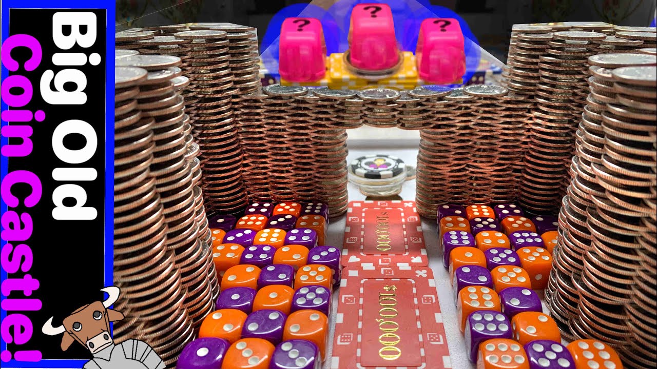 Big Old Coin Castle inside the Coin Pusher! GIVEAWAY and Prizes! Ep 134 ...