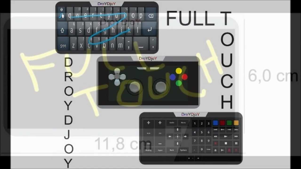 Universal Touch DroiDJOY "compativel com SMART TV" - YouTube