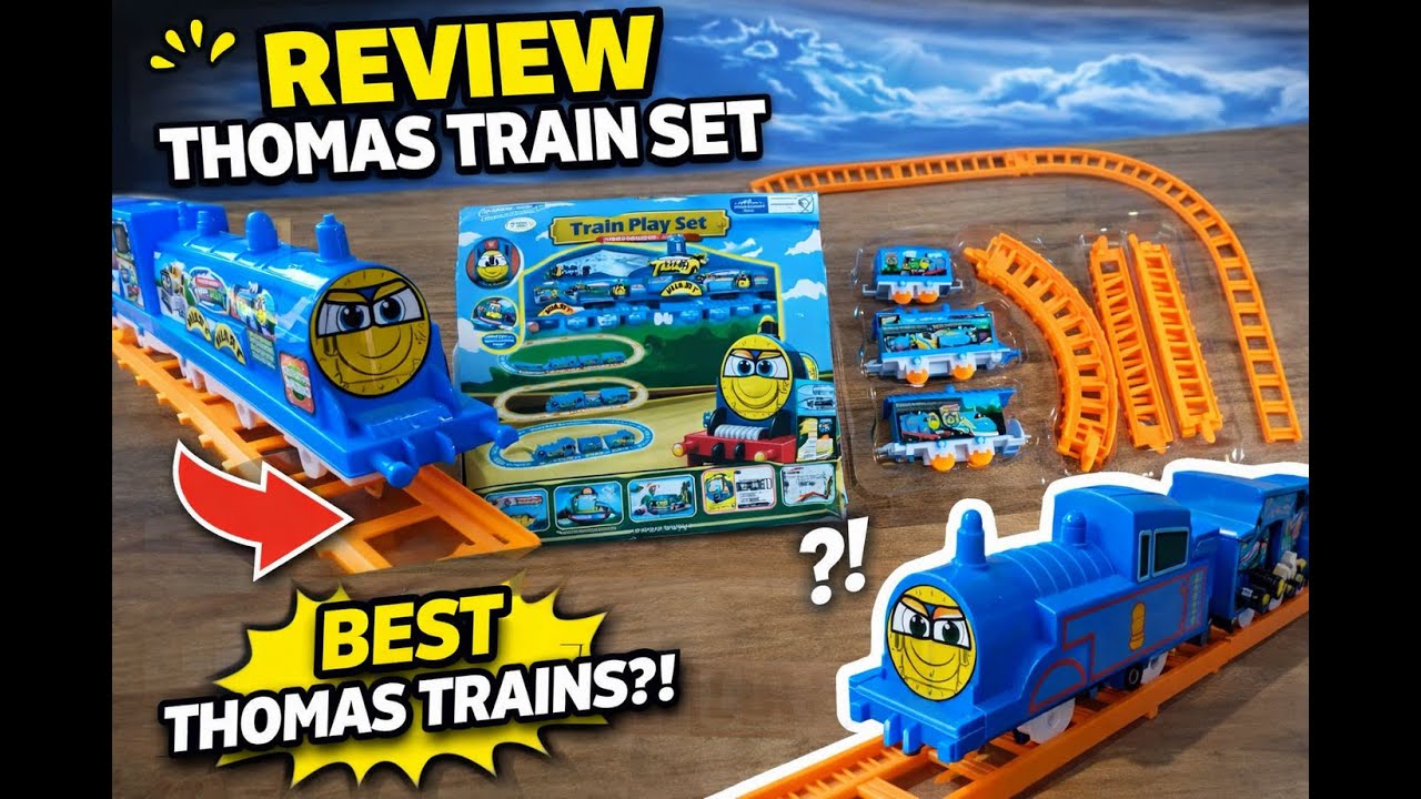 Thomas Train Set Review | Unboxing Kereta Api Thomas Miniatur | Kereta ...
