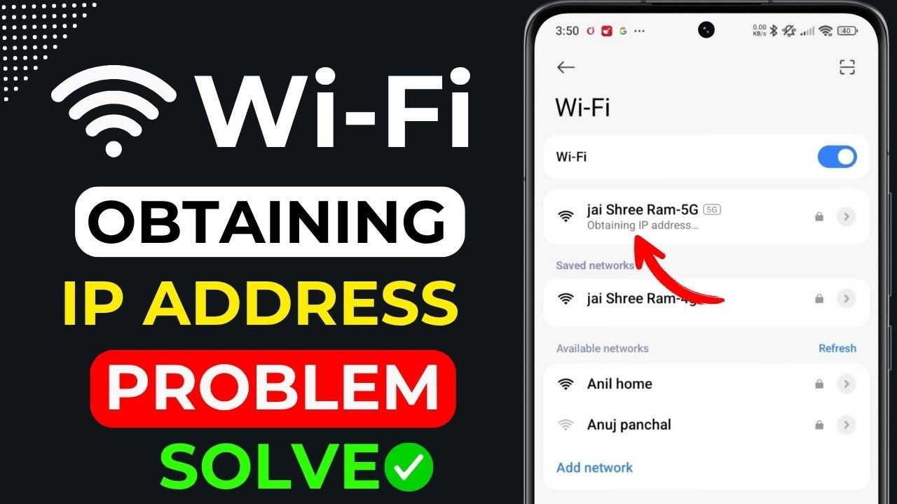 📶 WiFi Stuck on “Obtaining IP Address”? Fix It in 2 Minutes! (2025 ...