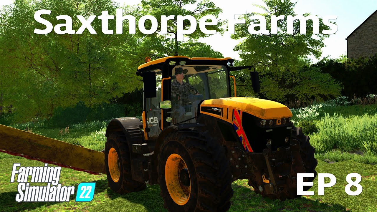 Big day of hay making-Episode 8 -Saxthorpe Farms Fs22 ps5 - YouTube
