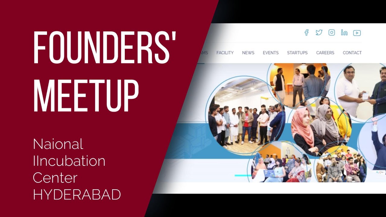 National Incubation Center Hyderabad || Founders Meetup || The Coffee ...