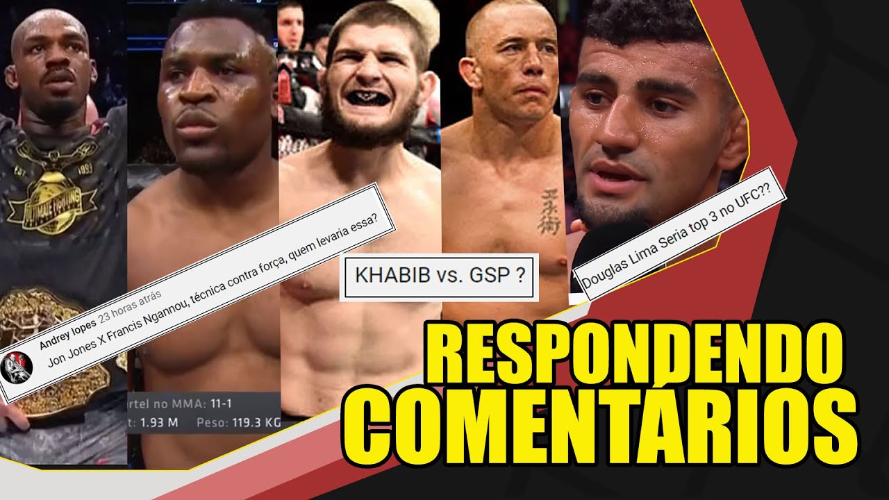 JONES x NGANNOU PODER vs. TÉCNICA QUEM VENCE? / KHABIB x GSP? / DOUGLAS ...