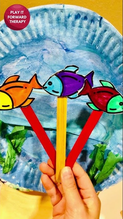 Swimming Fish Craft #Shorts - YouTube