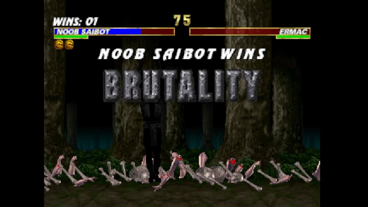 Mortal Kombat Trilogy(PSX) Noob Saibot - Very Hard Champion Ladder - No ...