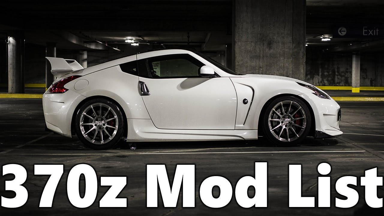 370z Mod List "tbcproject370" - YouTube