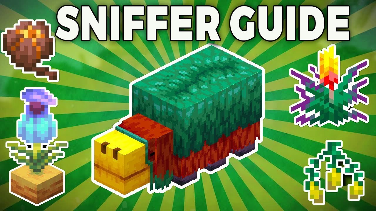 Ultimate Minecraft 1.20 Sniffer Guide - Eggs, Snifflet Torchflower ...