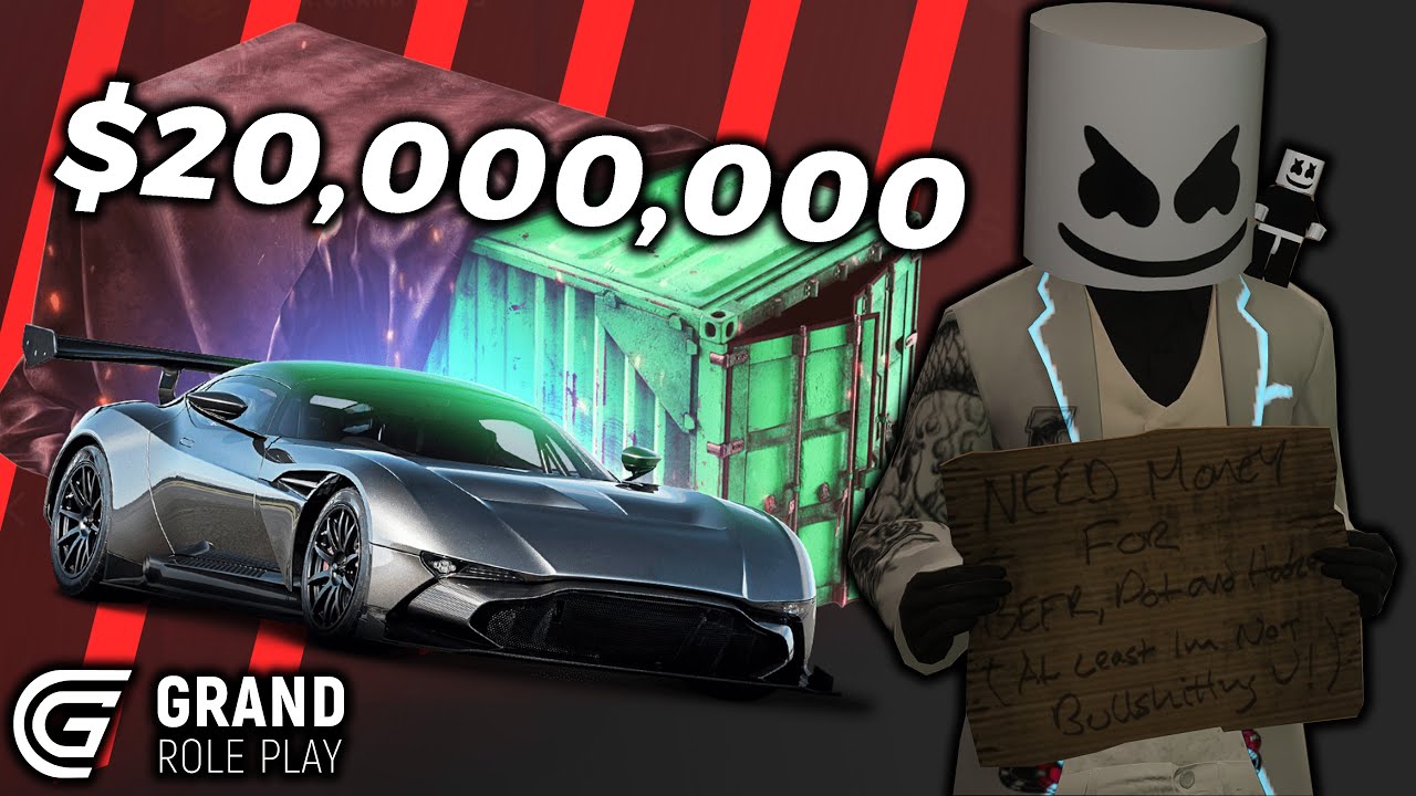 Spending $20,000,000 on the Vulcan Container in Grand RP!! - YouTube