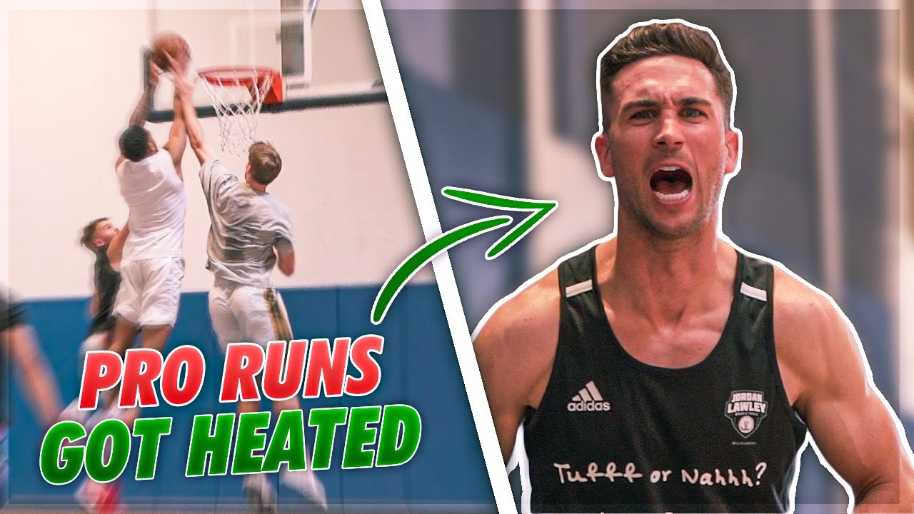 Pro Runs Get HEATED! G-League Pros Go At it! 😈 - YouTube
