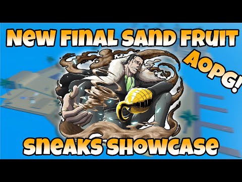 [AOPG] NEW FINAL SAND FRUIT SHOWCASE SNEAK! A One Piece Game | Roblox ...