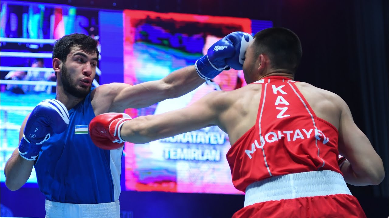 Temirlan Mukatayev (KAZ) vs. Samandar Jalolov (UZB) ASBC U22 ...