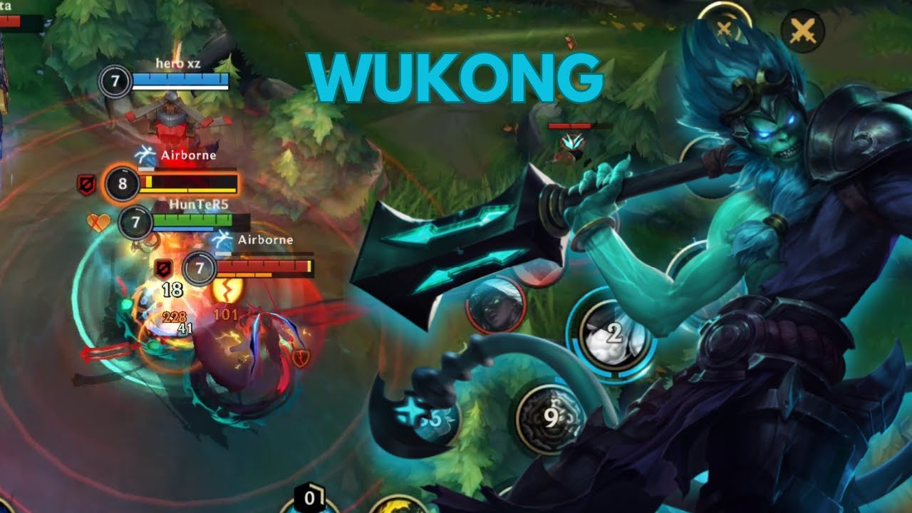 WILD RIFT | UNDERWORLD WUKONG SKIN GAMEPLAY (Build & Runes) - YouTube
