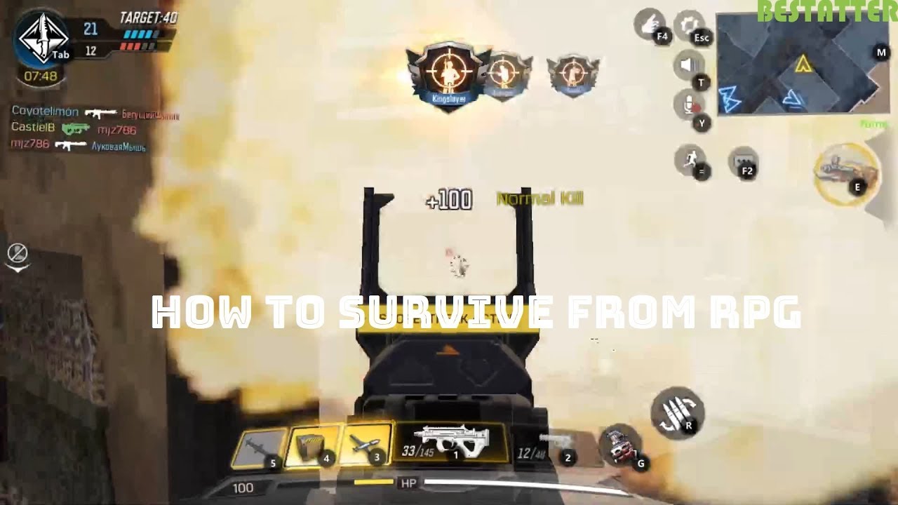 How to Survive from RPG / COD Mobile - YouTube