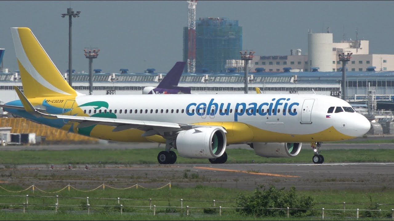 Cebu Pacific Airbus A320neo RP-C3239 Takeoff from NRT 16R - YouTube