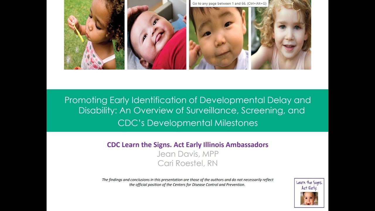 IL CDC Learn the Signs. Act Early Webinar 2024 - YouTube