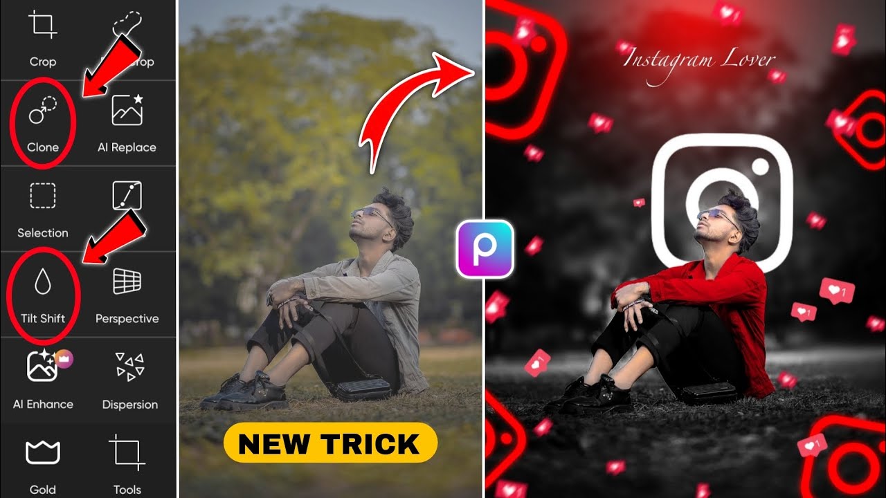 Instagram Logo Photo Editing | PicsArt Instagram Creative Photo Editing ...
