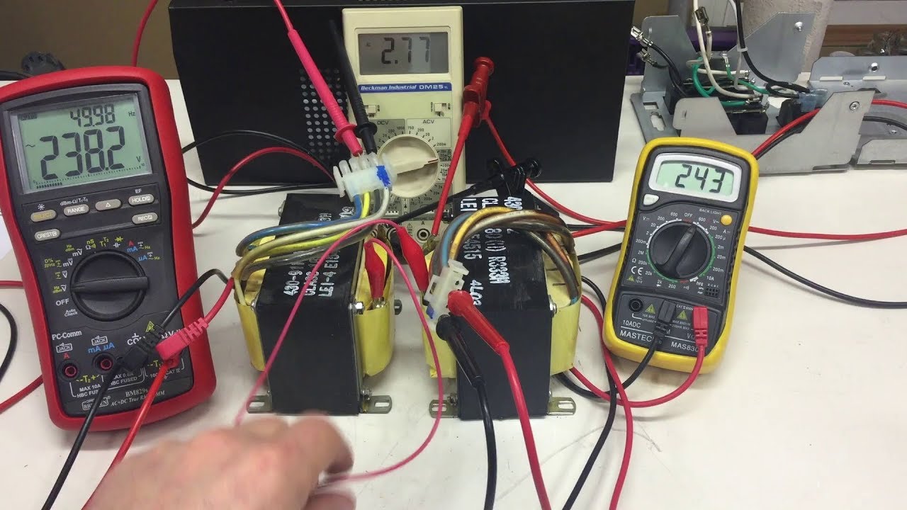 Small Project: AC Mains Isolation Transformer from Two Broken UPSs (1/2 ...