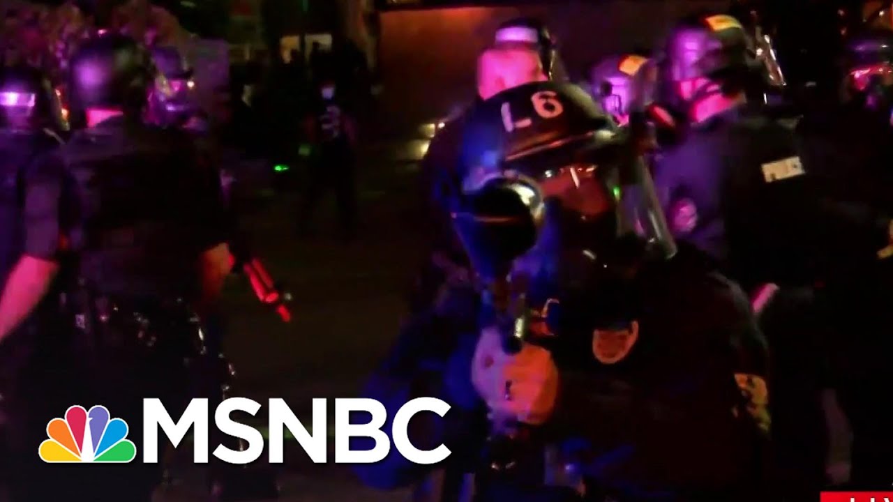 Louisville Police Fire Pepper Bullets At Reporter And Crew | MSNBC ...