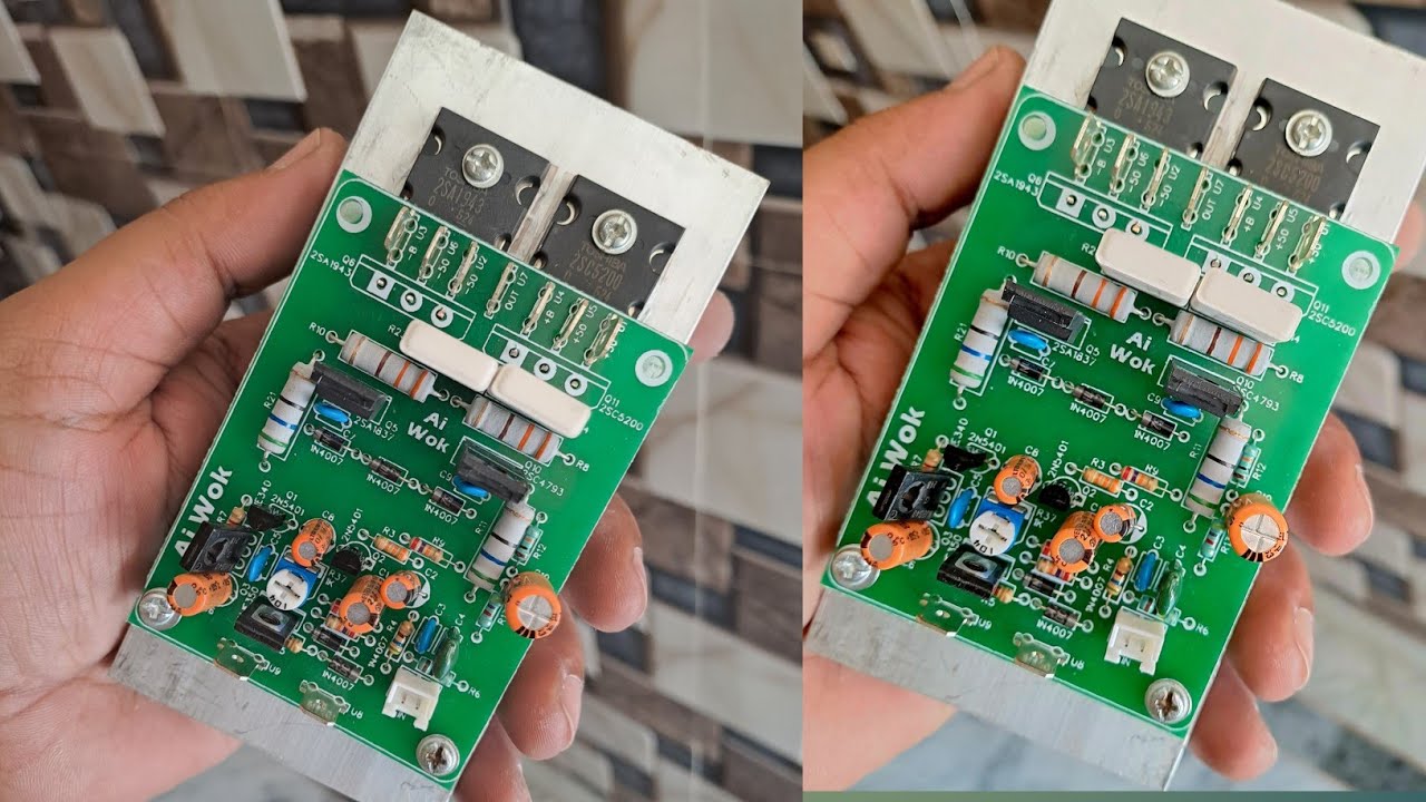 2 in 1 Powerful 100watt Amplifier + 500watt Driver Board Review & Sound ...