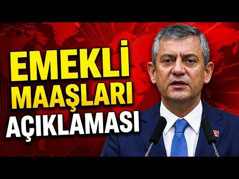 Özgür Özel'den EMEKLİ MAAŞLARI Açıklaması! İşte O Anlar!
