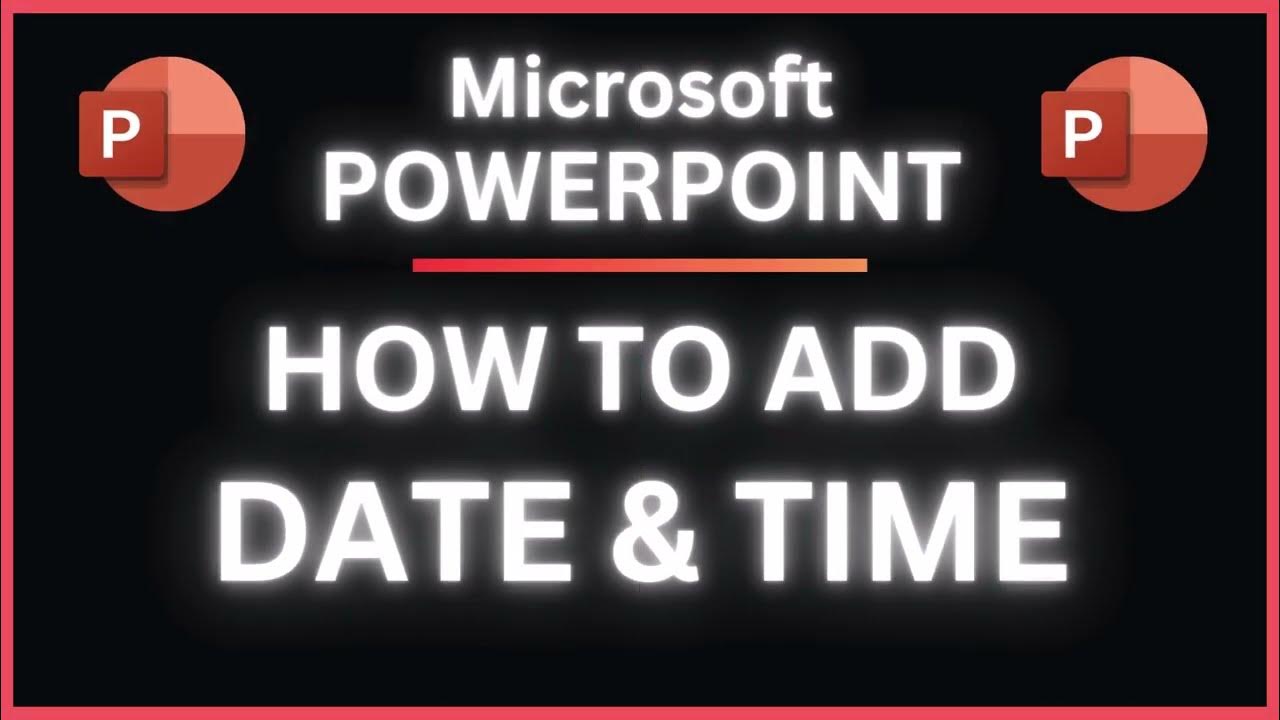 How To Add Date & Time To PowerPoint Slides | Office 365 | *2025 - YouTube