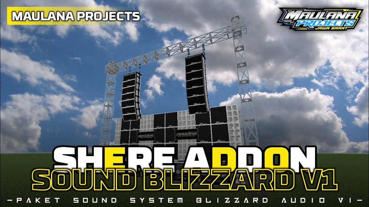 SHERE ADDON SOUND SYSTEM BLIZZARD AUDIO V1||MOD MINECRAFT 3D - YouTube