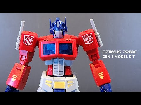 Optimus Prime G1 - Flame model kit - YouTube