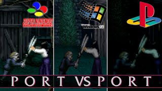 BEST Port of Clock Tower?! | SNES vs PS1 vs Win95 Comparison | Port vs Port