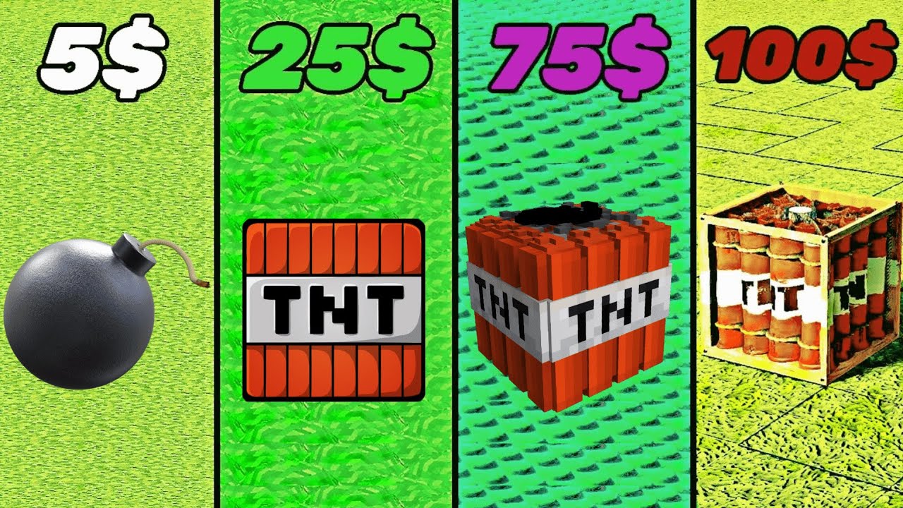 TNT in different WI FI The biggest TNT explosion in Minecraft 1 19 2 ...