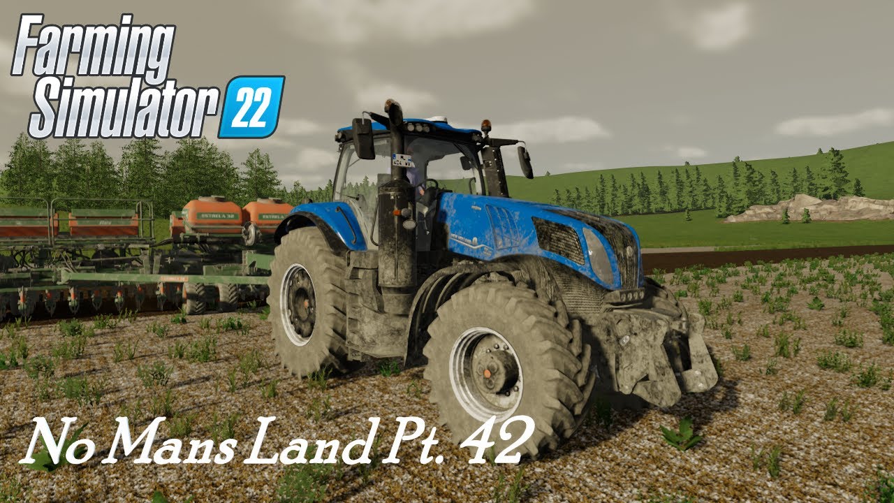 Farming Simulator 22| No Mans Land Pt. 42| Planting Sunflowers - YouTube